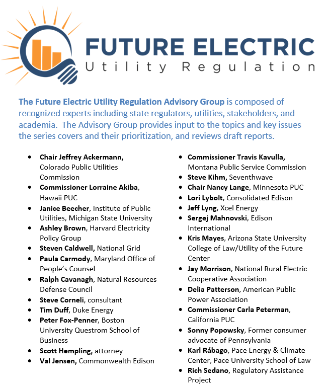 Future Electric Utility Regulation Series | Energy Markets & Policy